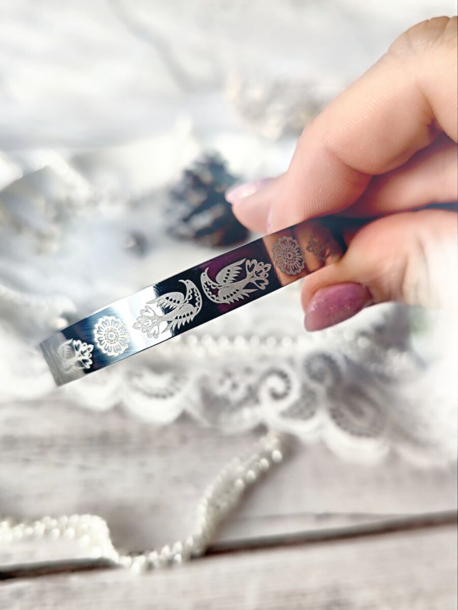 Dedičstvo | široký obručový náramok - Tete-Art | handmade šperky